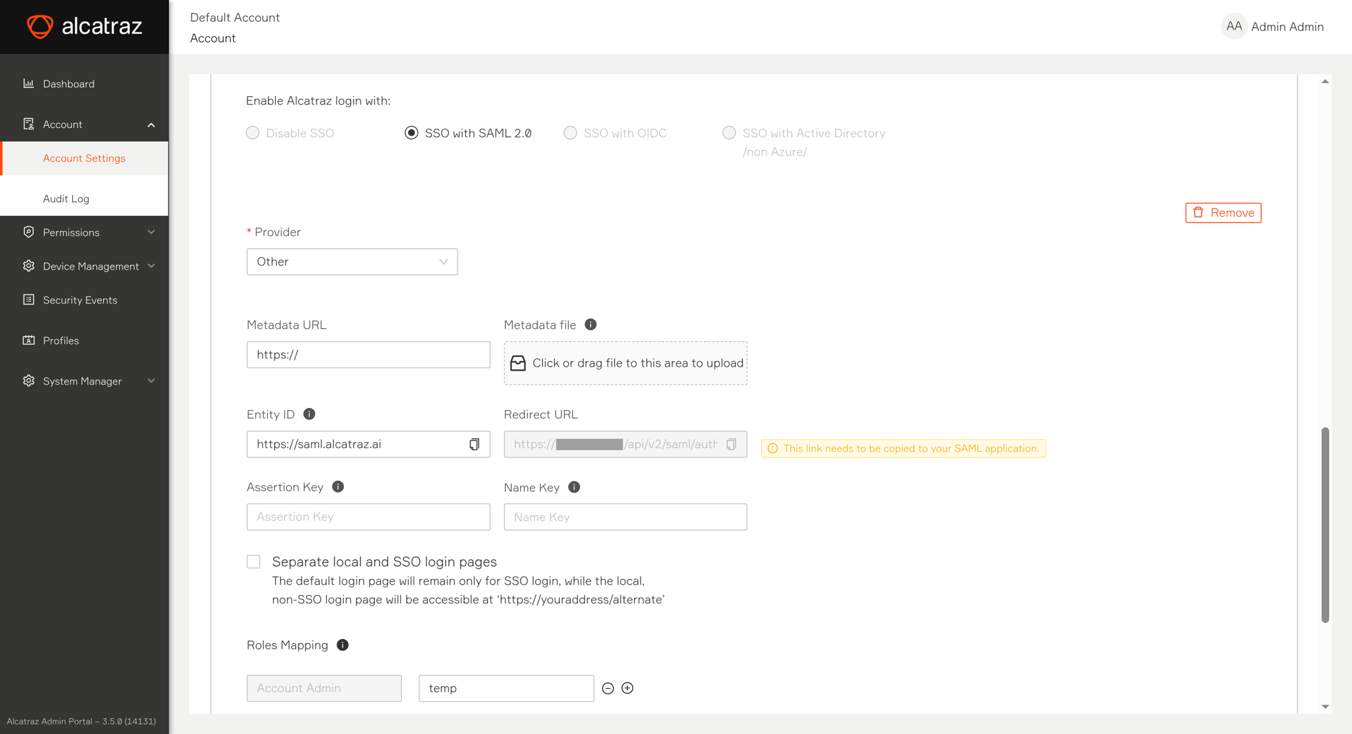 Single Sign-On with Azure and SAML